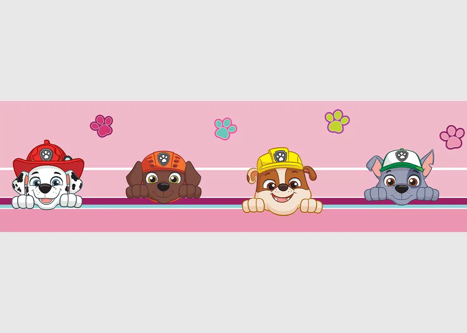Paw Patrol Wallpaper Border Creative Nimble Enthusiasm Relief Cute Paw